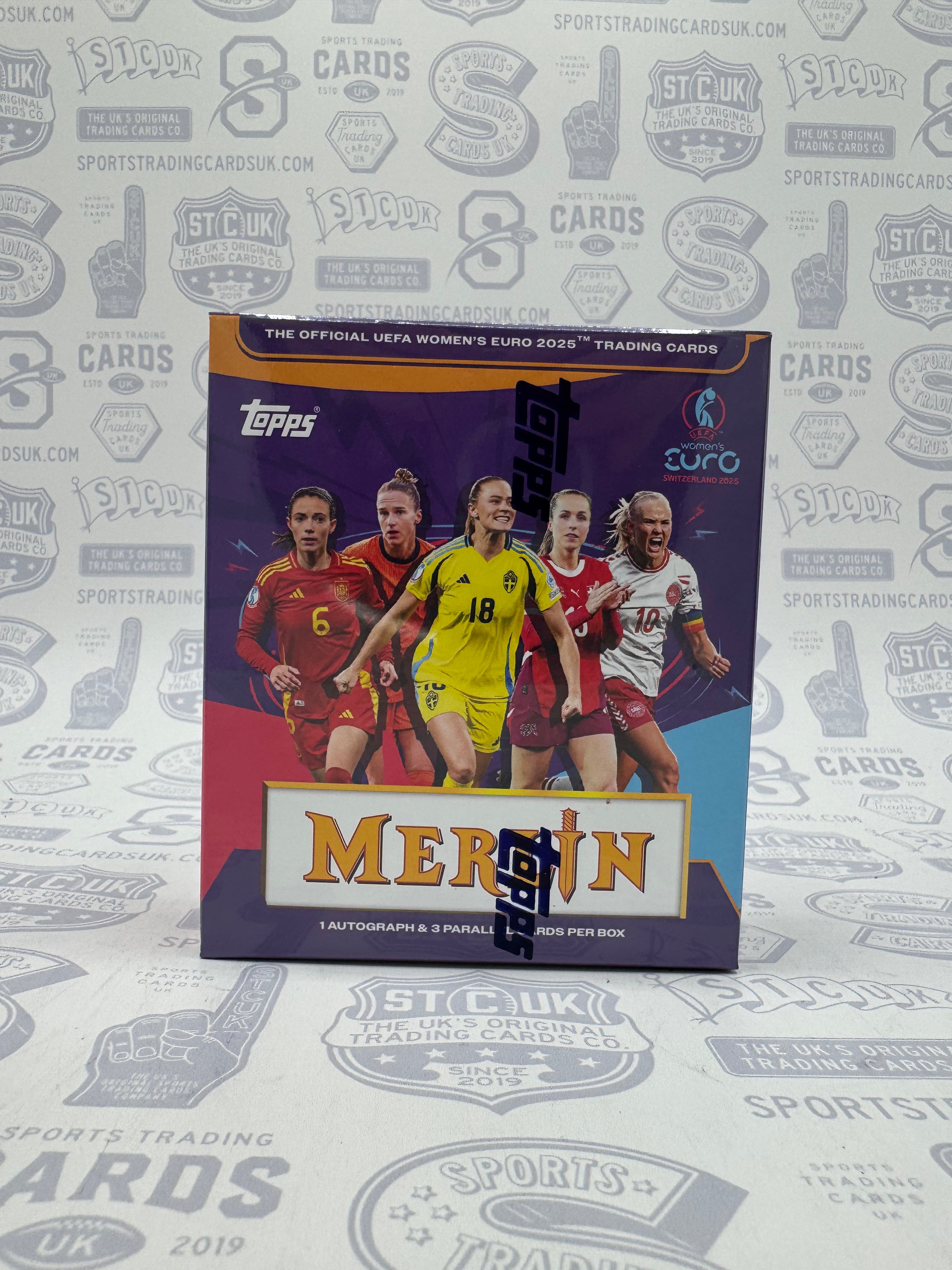 2025 Topps Merlin UEFA Women’s Euros Box