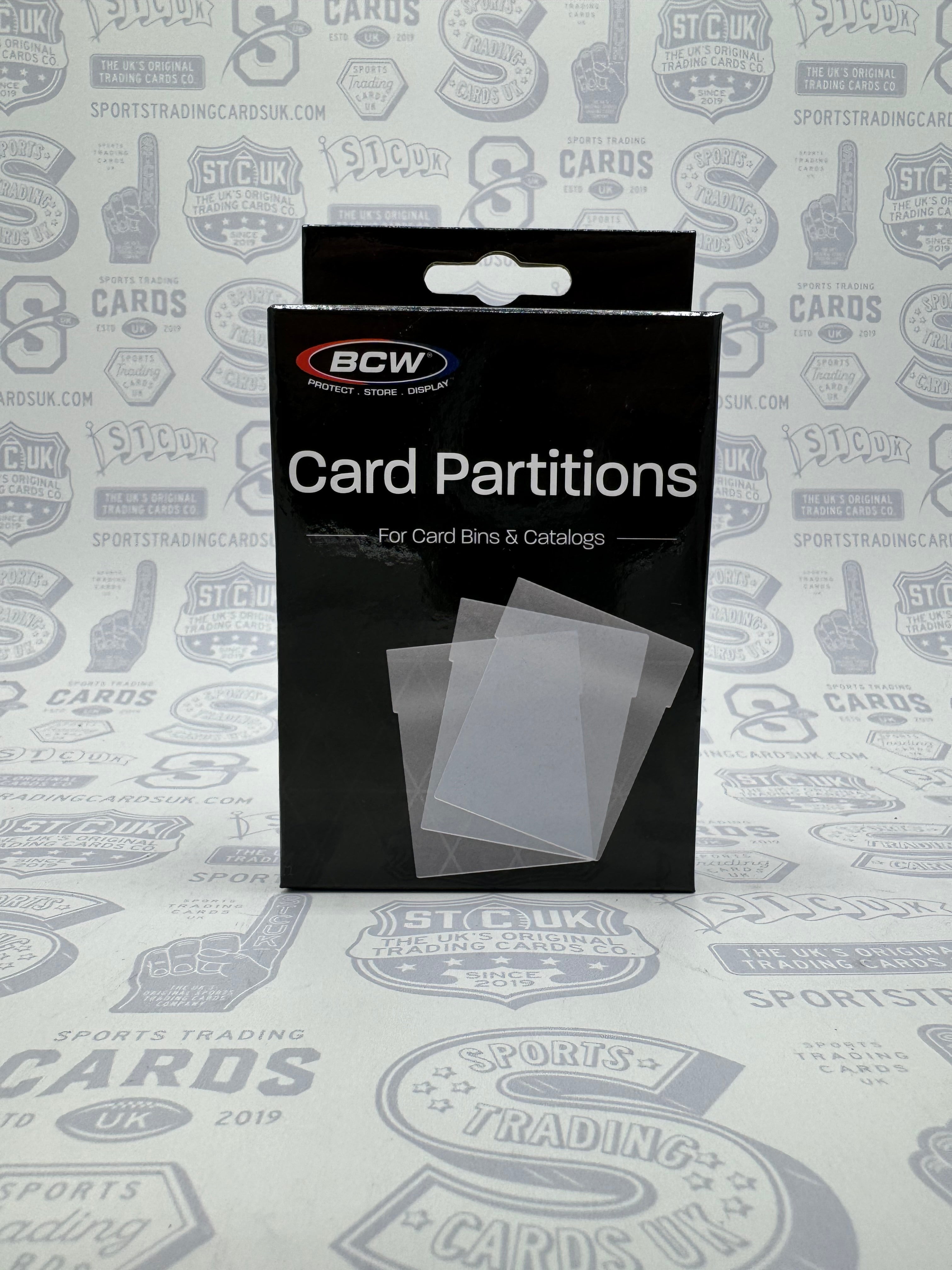 BCW Card Partitions - Clear