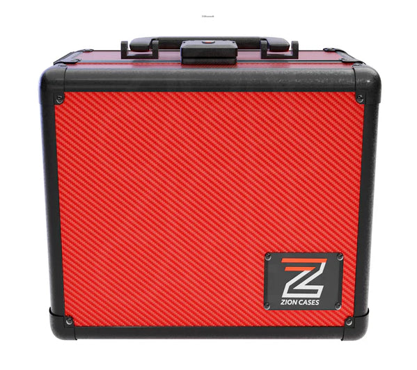 Zion Cases SLAB CASE 2 ROW - Carbon Fibre Red
